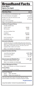 What Do Broadband Nutrition Labels Mean for Internet Users ...